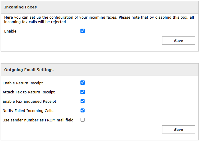 Handling incoming transactions with Fax-to-Email