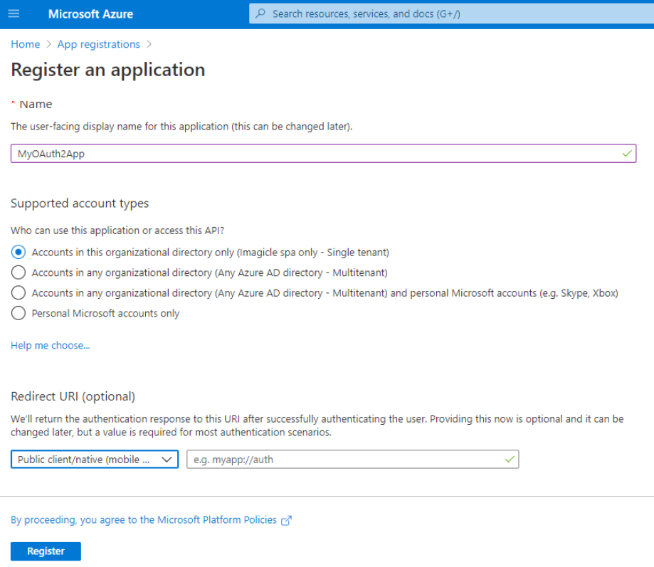 Microsoft OAuth2 Authentication for email sending