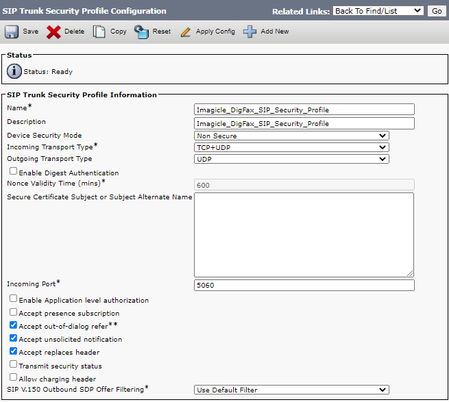 CUCM/CCME/VGW SIP Routing and T.38 enablement