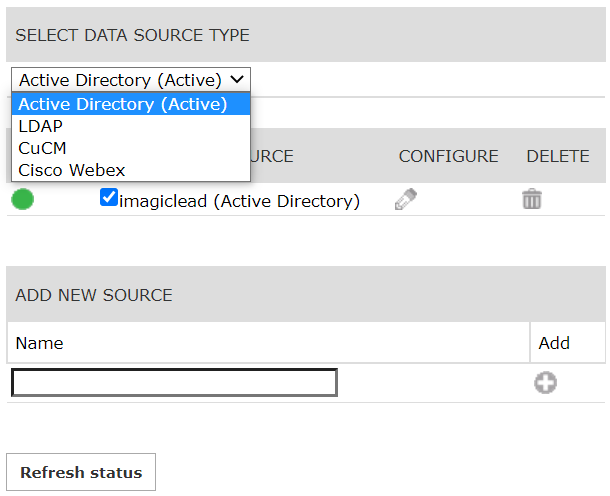 Synchronize Users against Active Directory Sources