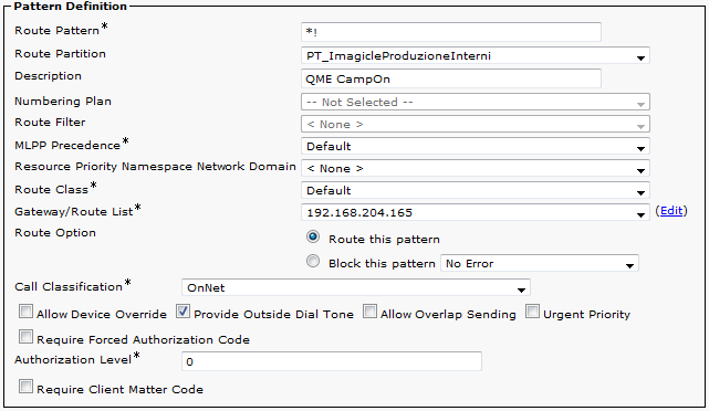 SIP Routing on Cisco UCM, WxC DI and CCME
