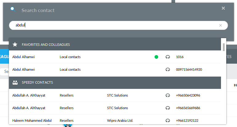 Attendant Console Fast Search Hotkey
