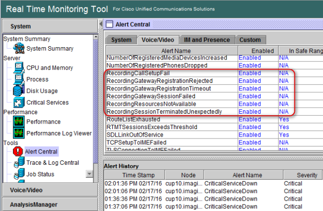 Cisco UCM Call Recording Troubleshooting